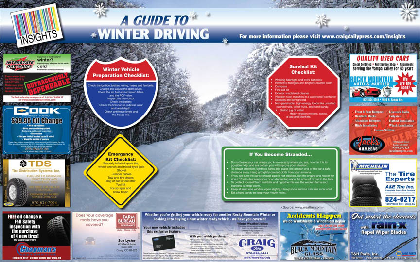 A Guide to Winter Driving | CraigDailyPress.com