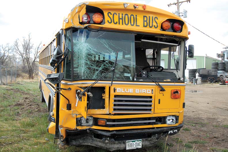 School bus crashes into baseball field behind CMS | CraigDailyPress.com