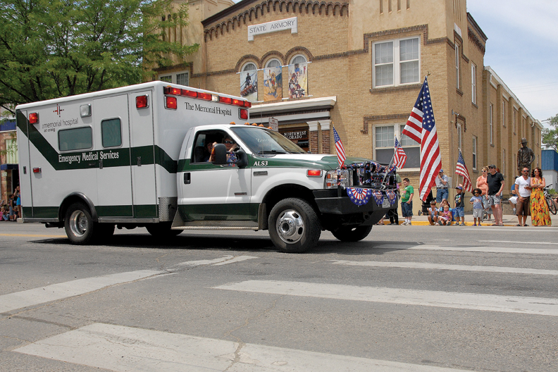 Students gaining access to ambulance for emergency training courses at ...