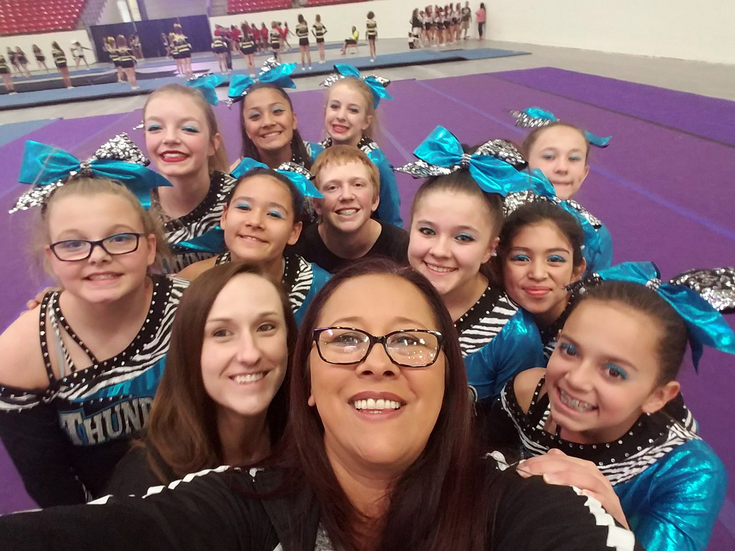 Moffat County Thunder Cheer concludes season with spirited success ...