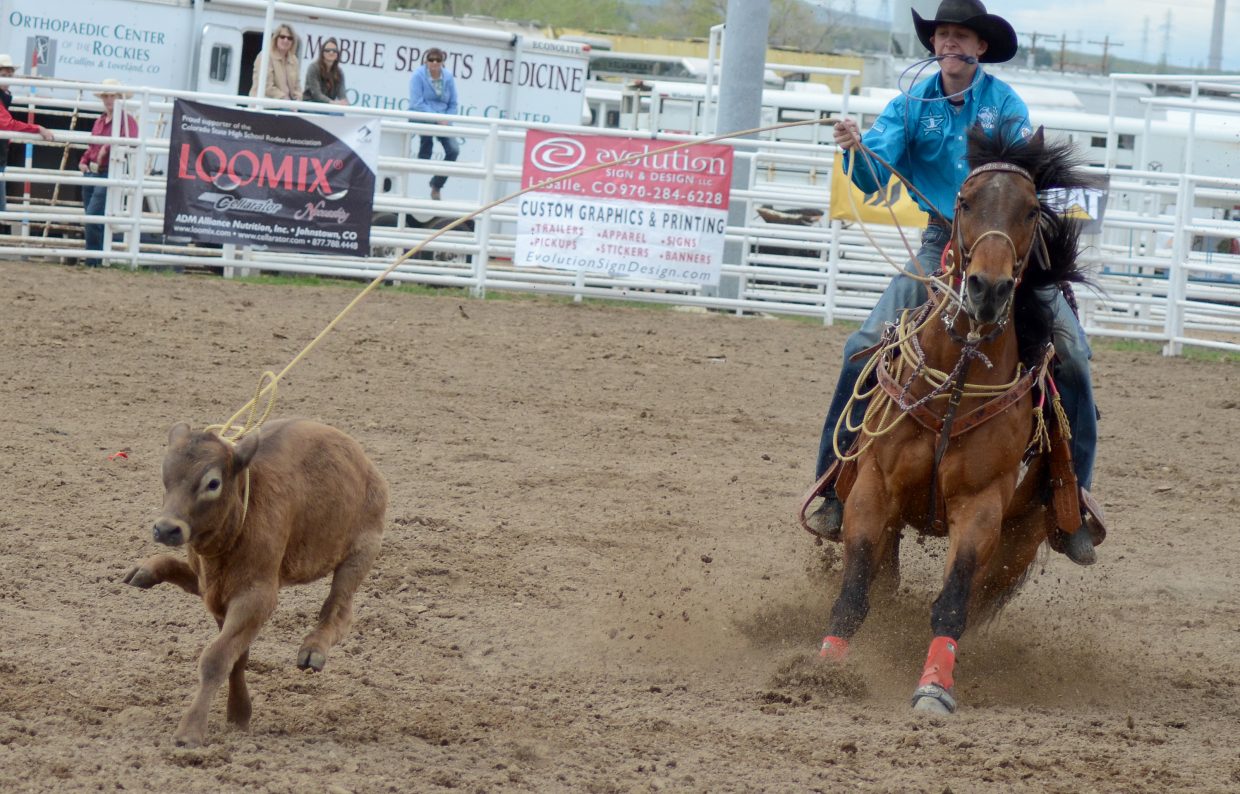 Colorado State High School and Junior High Rodeo, day one ...