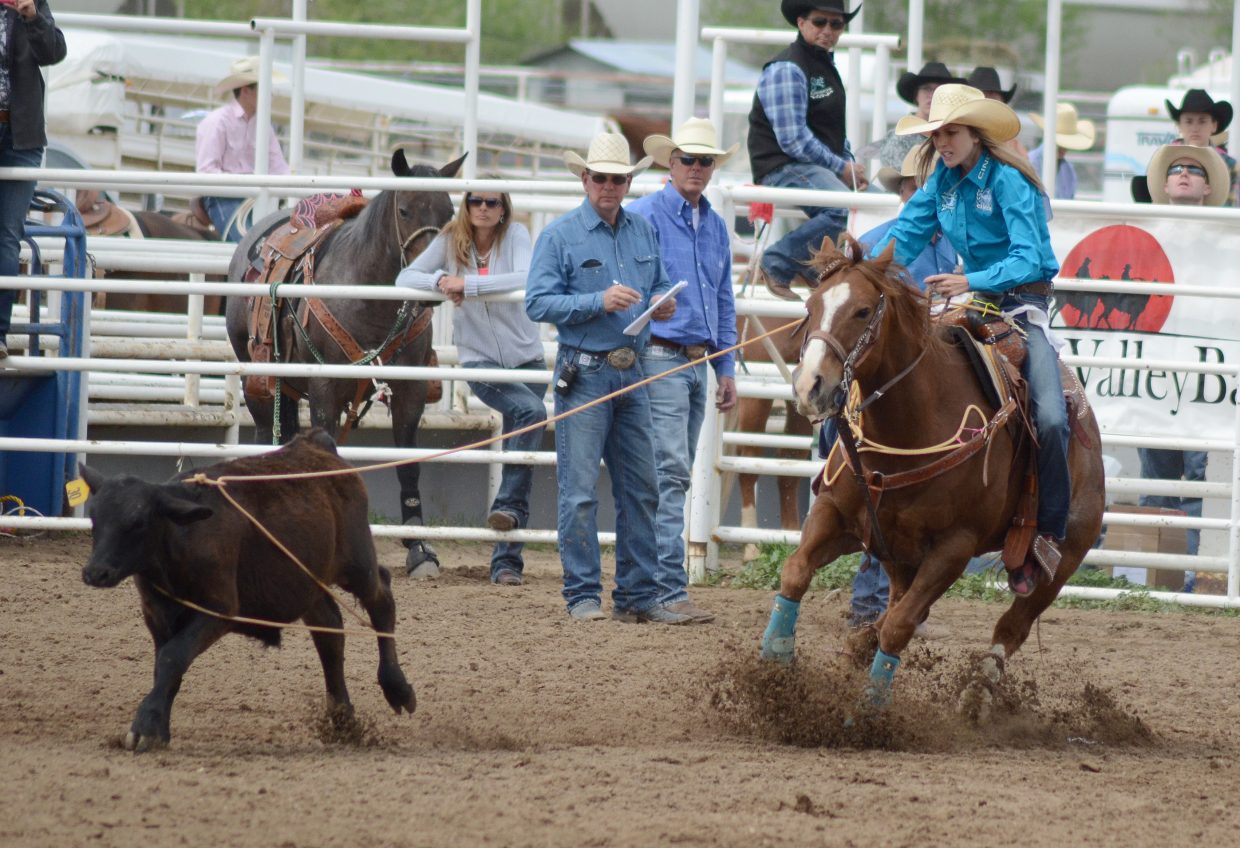 Colorado State High School and Junior High Rodeo, day one ...
