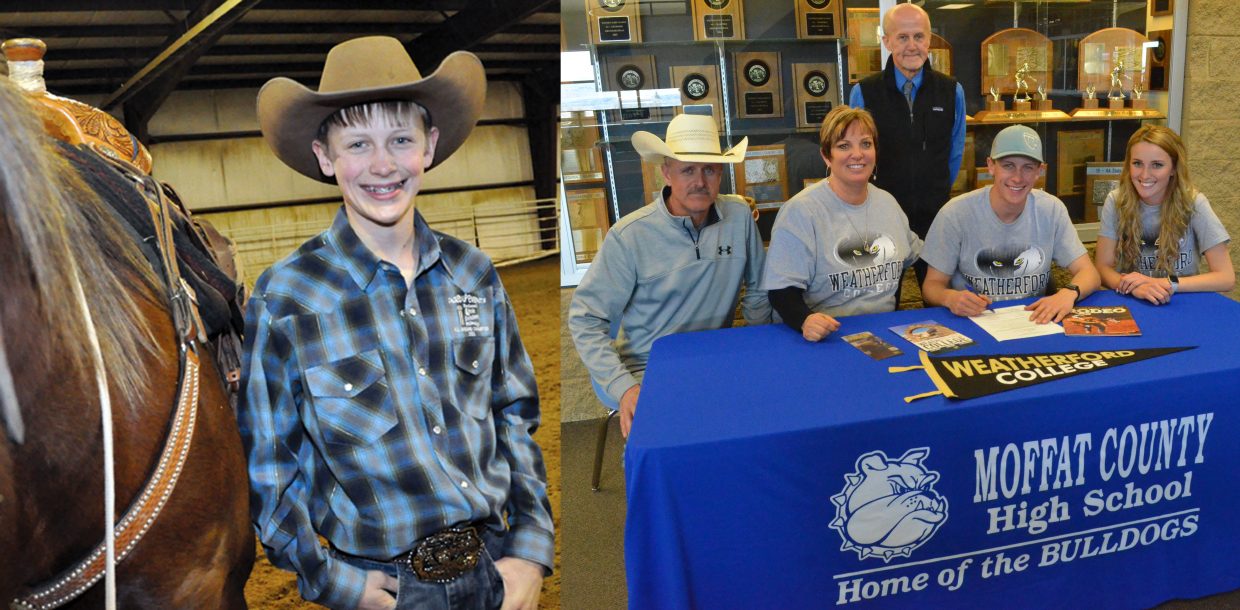 Ready, raring to rodeo: Moffat County’s Kasen Brennise signs to rope ...