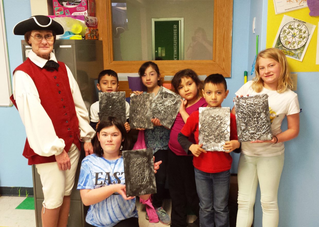 Craig elementary school children learn how the Revolutionary War began ...