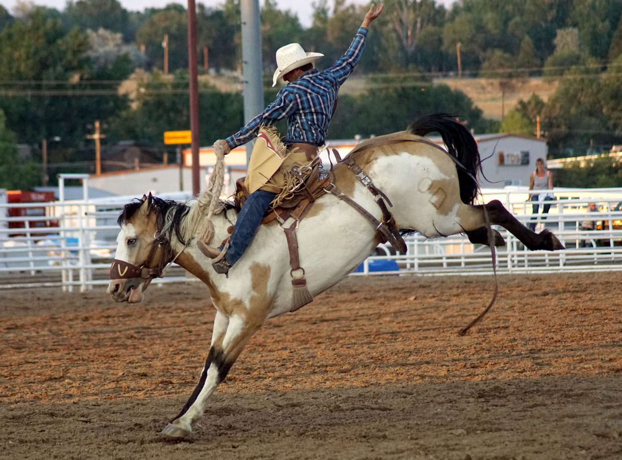 Bull rider shows true grit during 4th Annual Ridin’ & Riggin’ Days at ...
