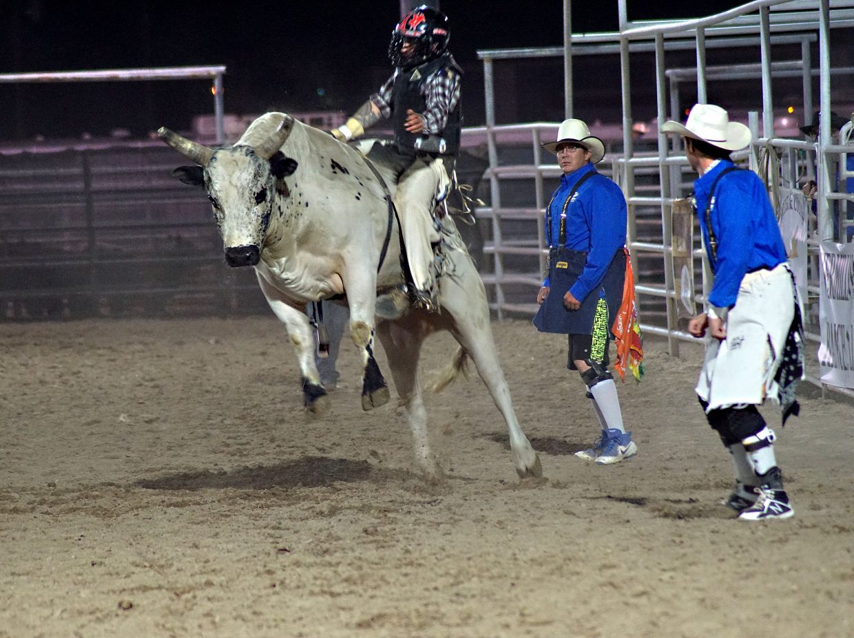Bull rider shows true grit during 4th Annual Ridin’ & Riggin’ Days at ...