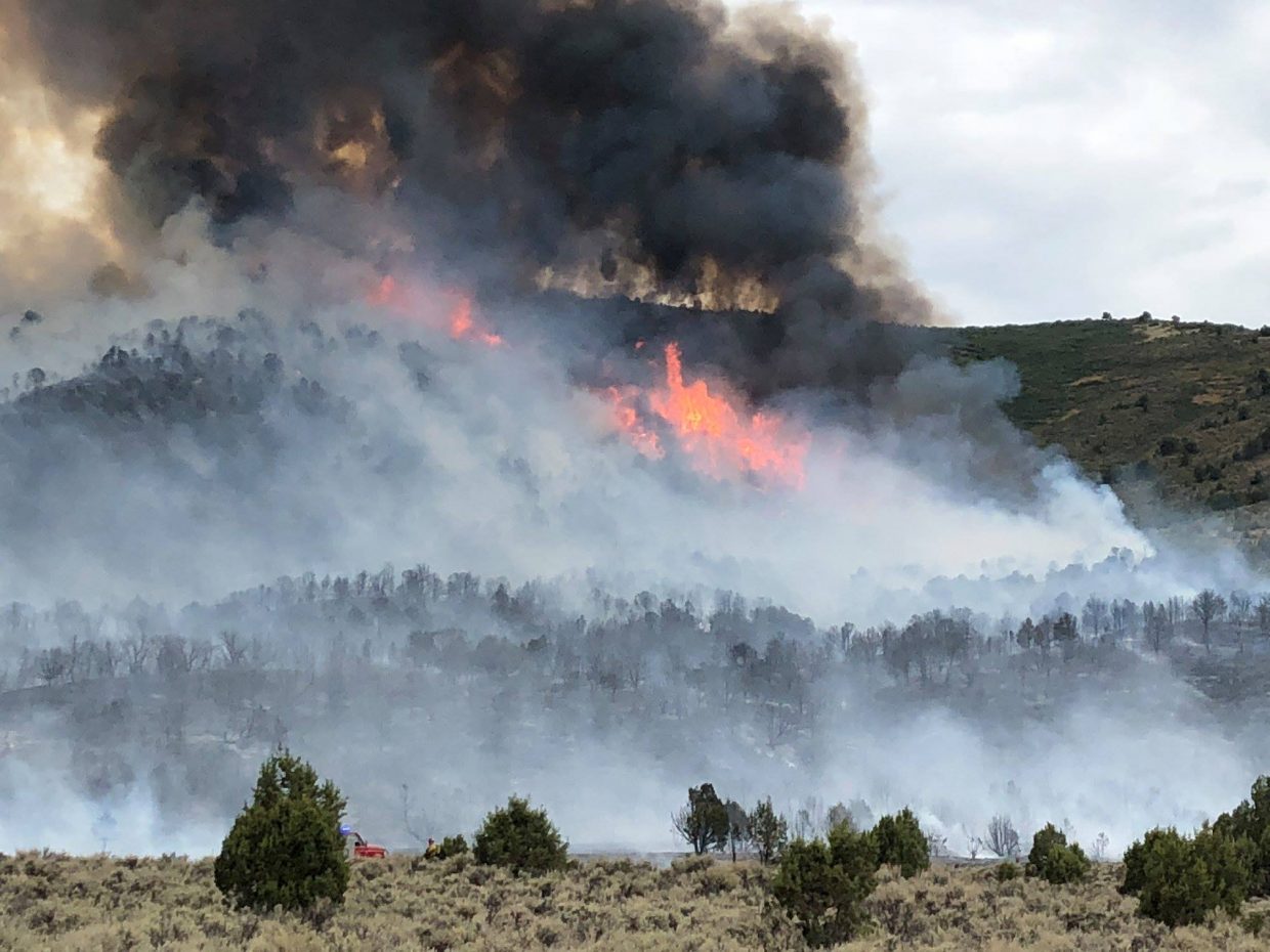 Red Canyon Fire burn continues, repairs start on Indian Valley Fire ...