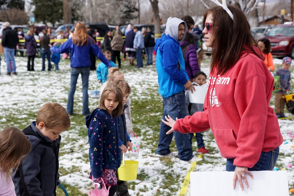 Snowy day in Craig doesn’t keep Easter Bunny away | CraigDailyPress.com
