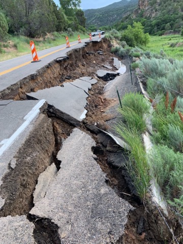 Highway embankment collapses near Rifle | CraigDailyPress.com