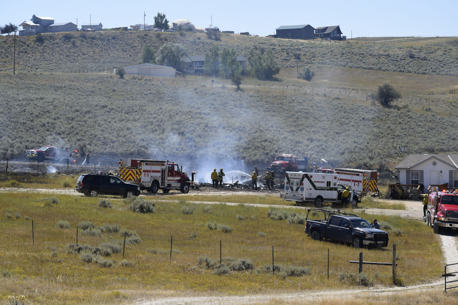 Fire north of Craig does damage | CraigDailyPress.com