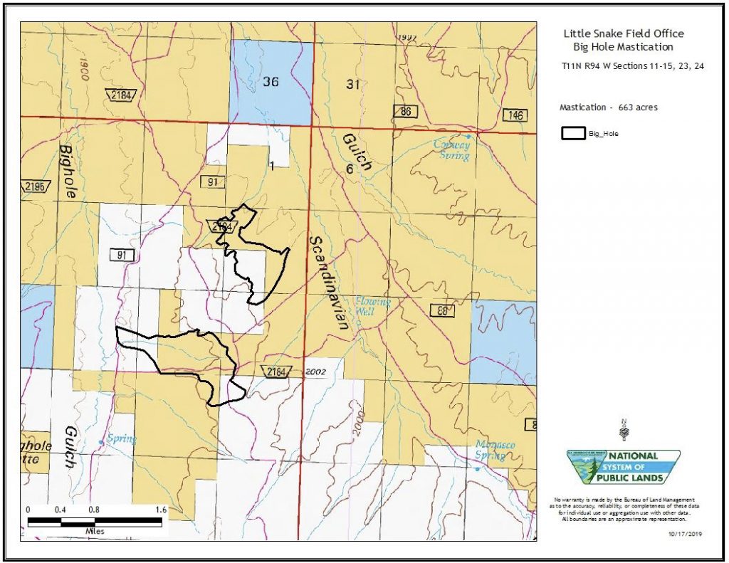 BLM in Craig conducting big game, sage-grouse habitat management ...