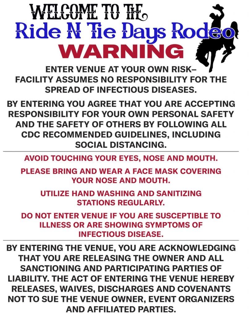 Ride ‘n Tie Days Rodeo given the go-ahead by Public Health for ...