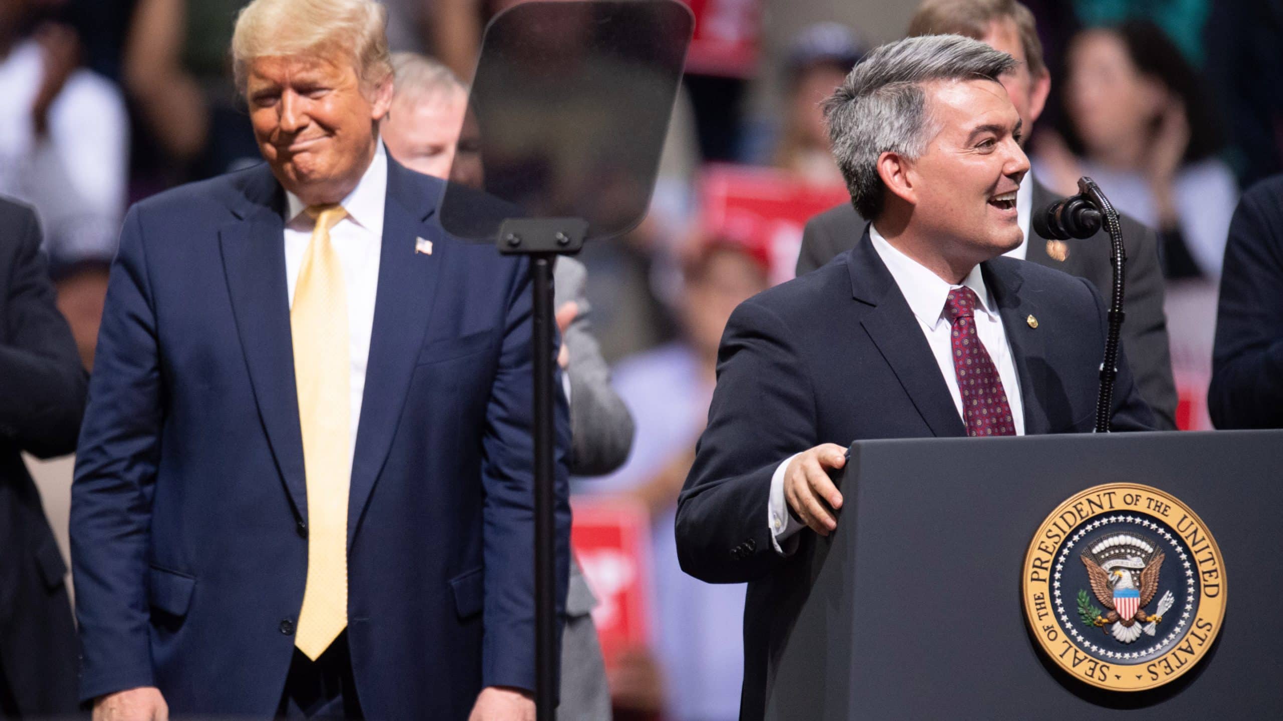Cory Gardner starts the U.S. Senate contest in negative territory. And ...