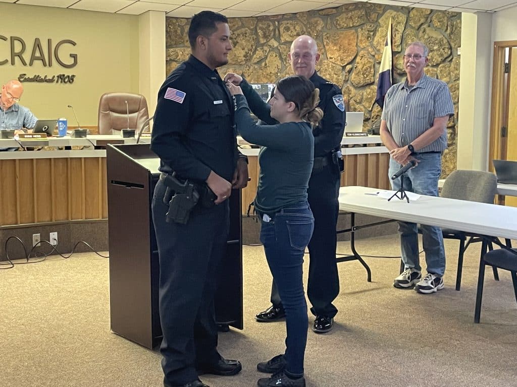 New officers sworn in to Craig police force | CraigDailyPress.com