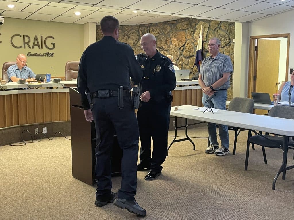 New officers sworn in to Craig police force | CraigDailyPress.com