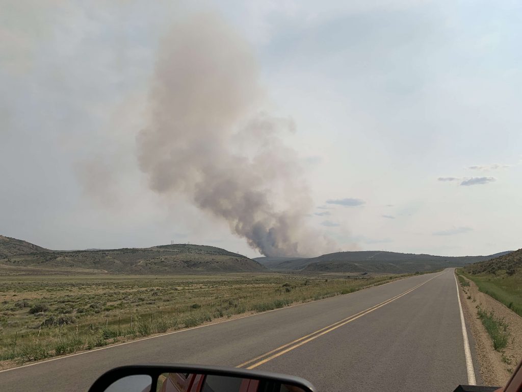 Updating: Collom Fire near Colowyo Mine 5% contained, not threatening ...