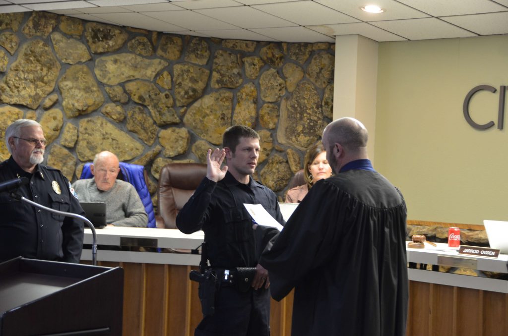 Ryan Hampton sworn in as Craig Police Department’s new School Resource ...