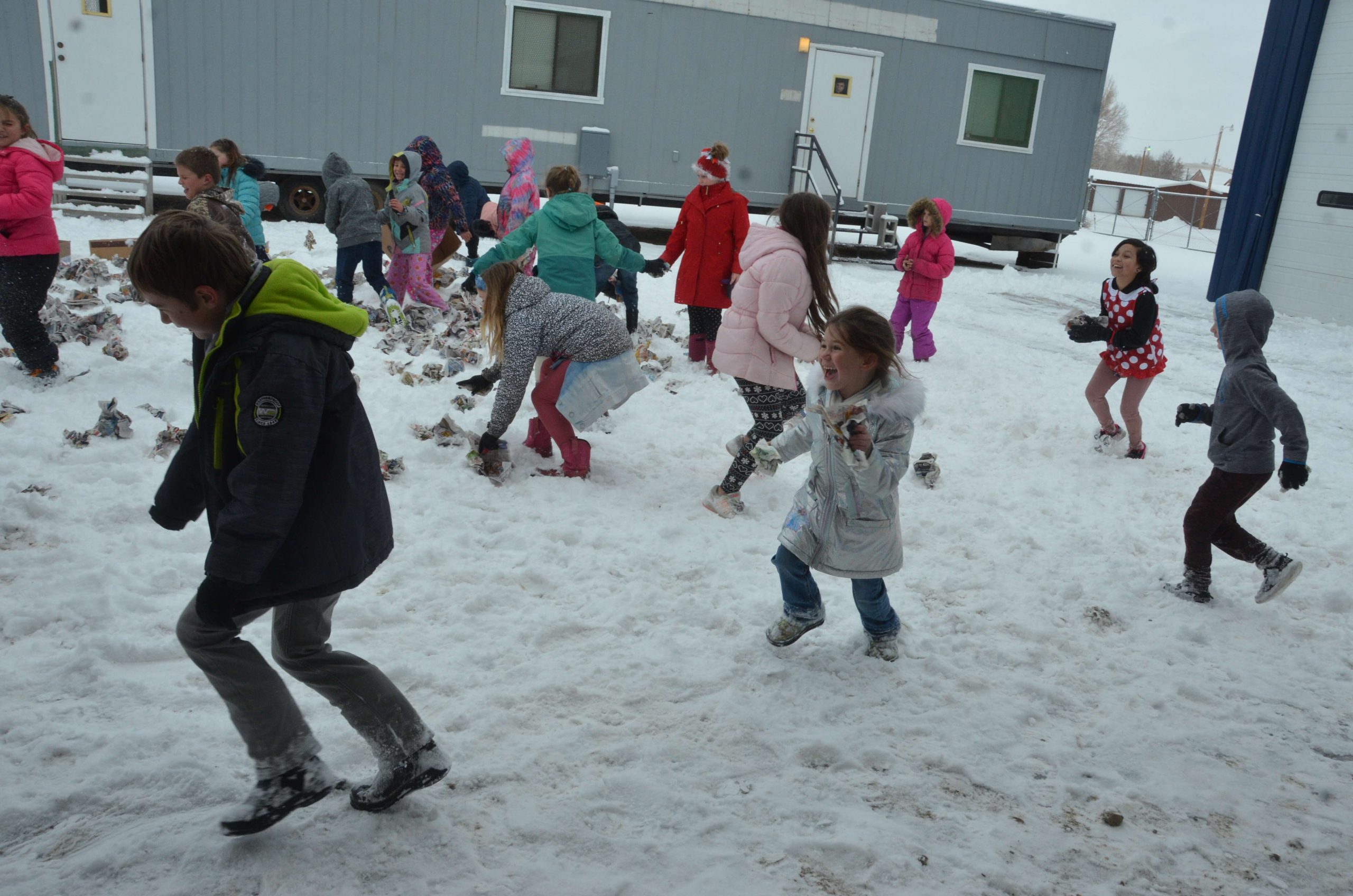 MCCA hosts snowball fight for elementary school students ...