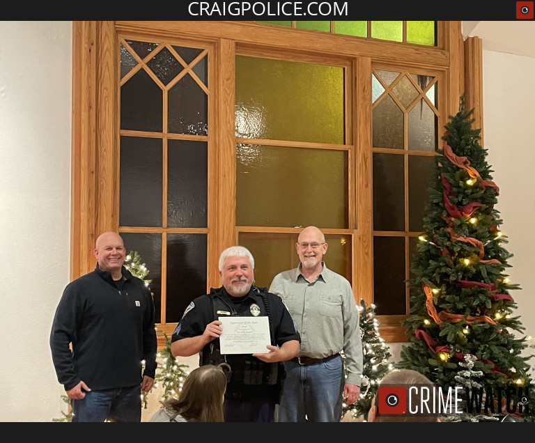 Craig Police present annual awards to department staff ...