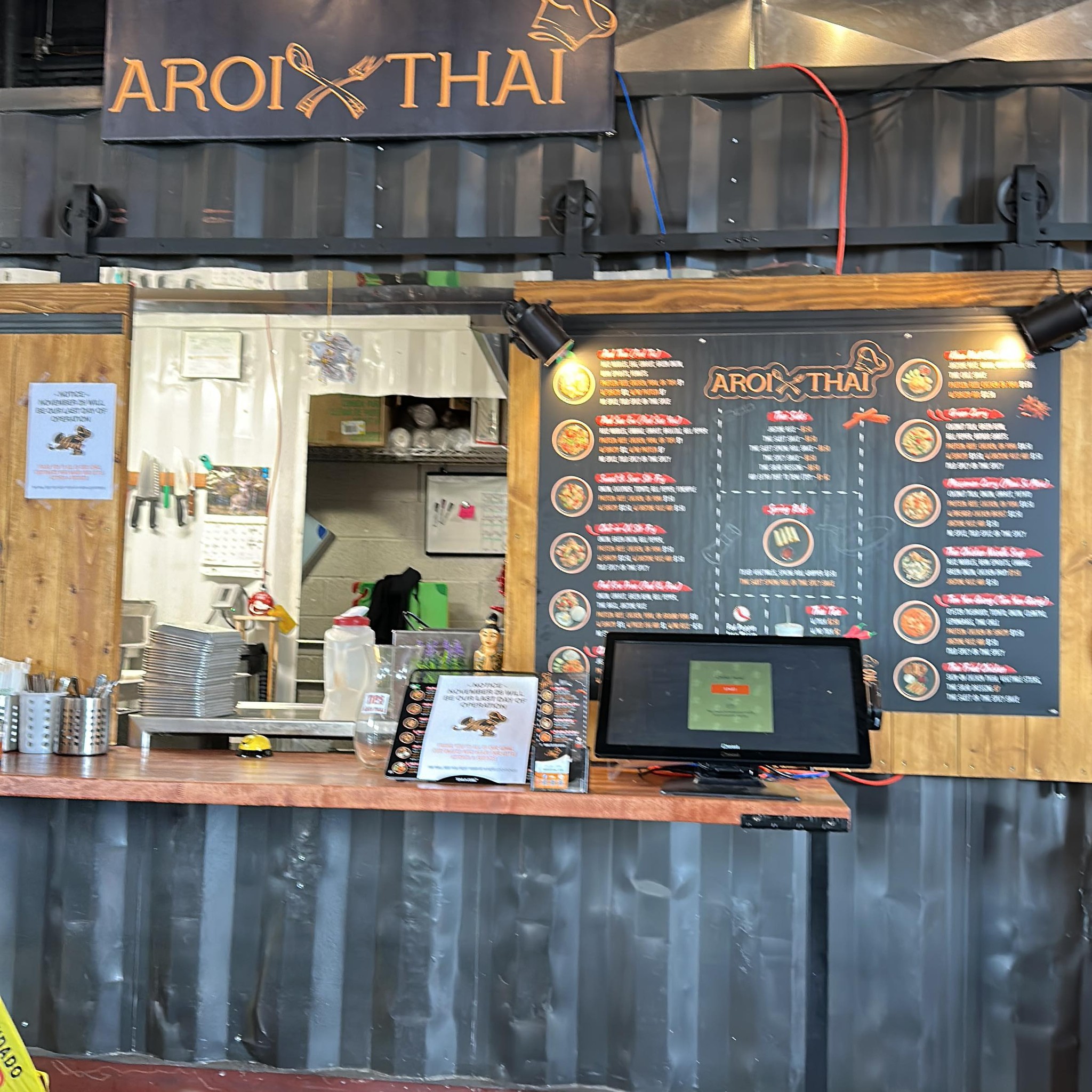 After a year at the Warehouse Food Hall, Aroi Thai is preparing to move into the former Village ...