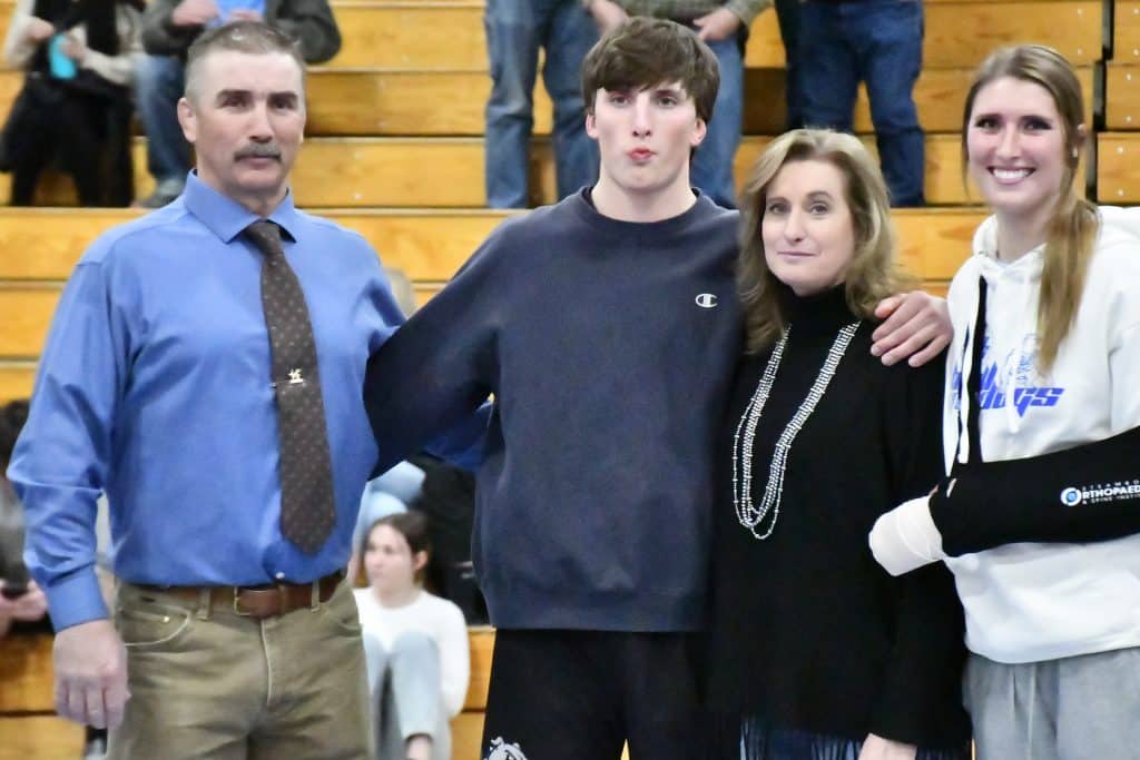 Moffat County boys wrestling dukes it out at duals, celebrates seniors ...