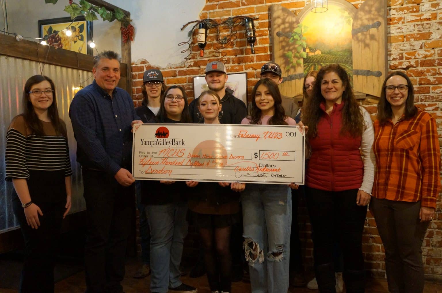 Carelli’s removes iconic dollar bills for donation to MCHS music ...