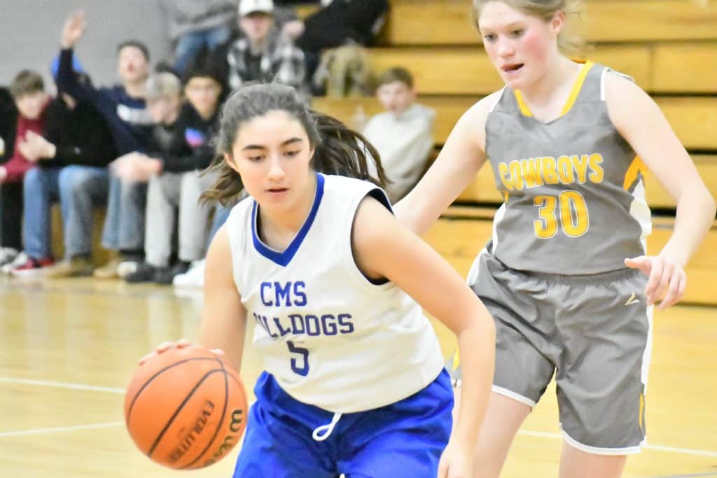 Photos: Craig Middle School girls basketball vs. Meeker ...