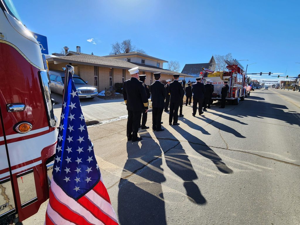 Fire department honors community leader with last ride ...