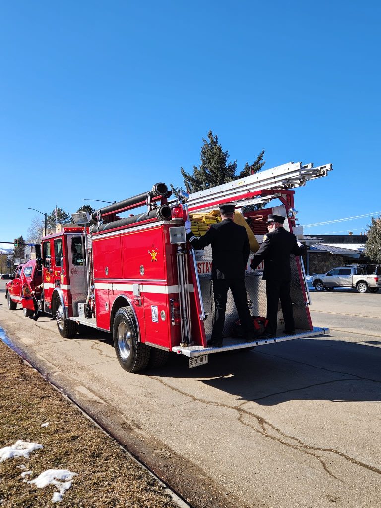 Fire department honors community leader with last ride ...
