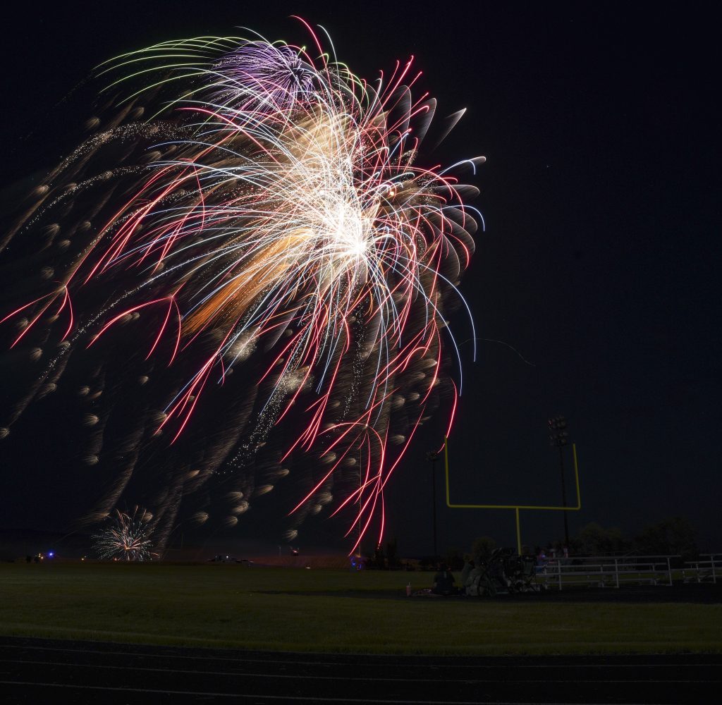 Photos: Fireworks over Craig from Moffat County High School ...