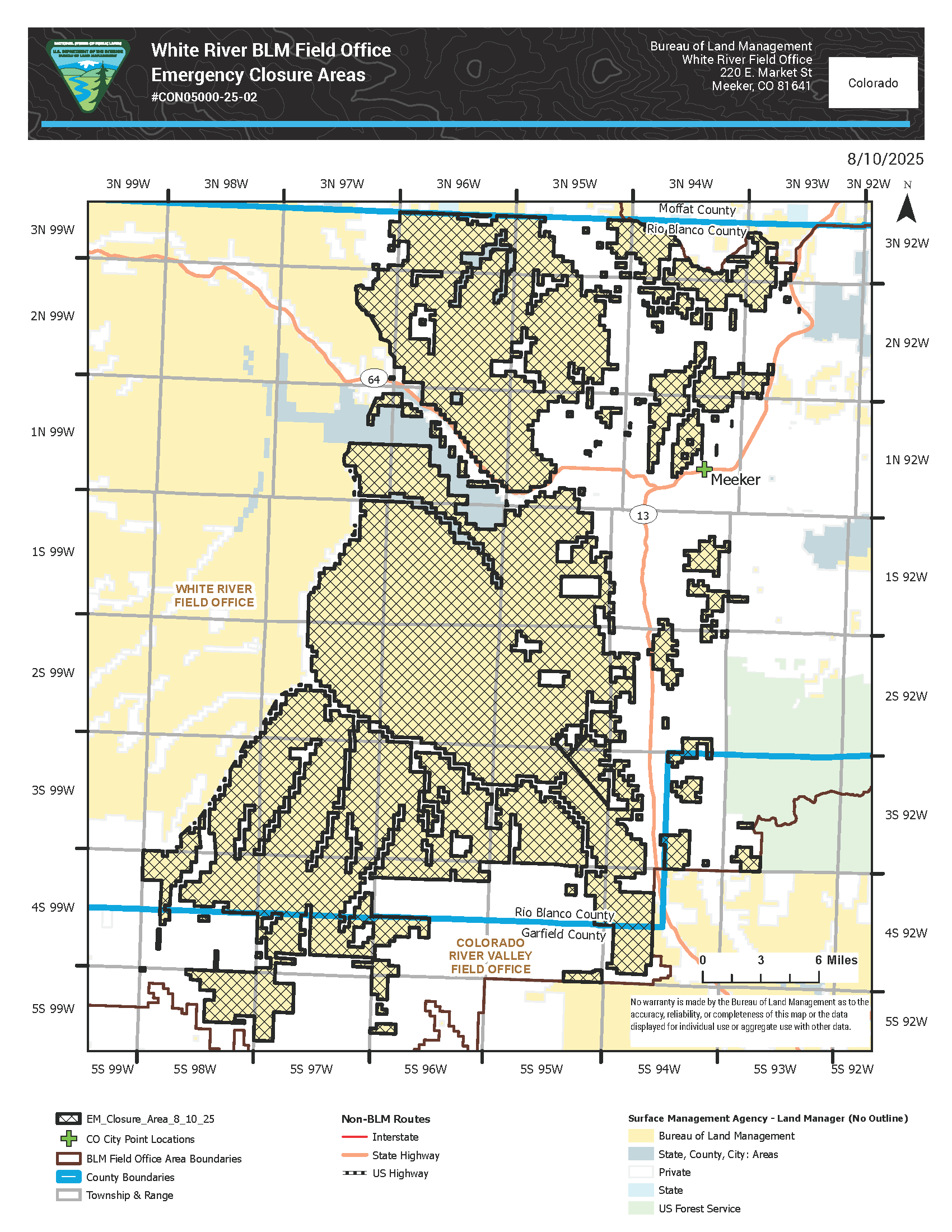 BLM Colorado issues emergency closure of public lands near Lee Fire ...