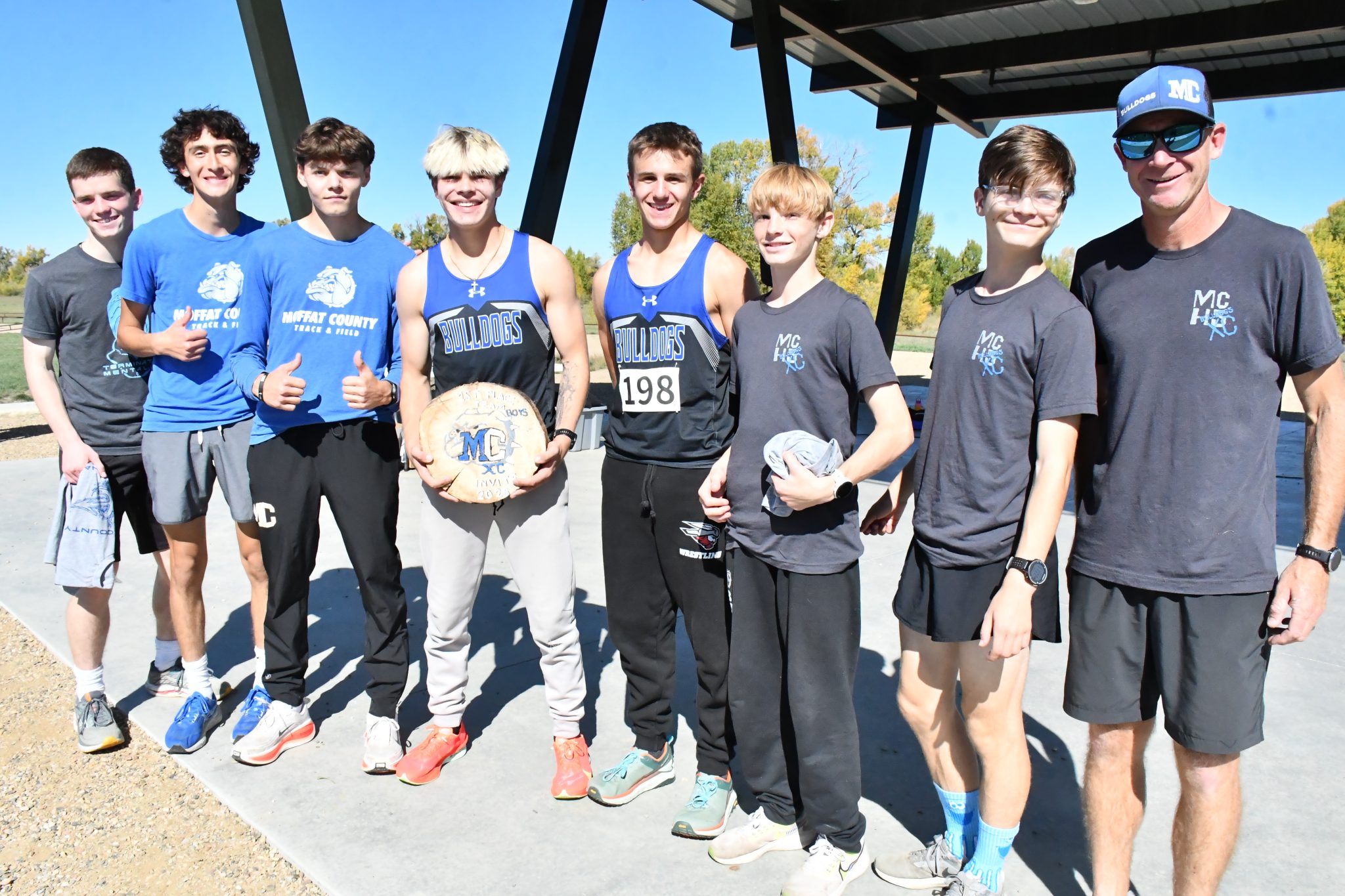Moffat County boys XC team conquer home course competition ...