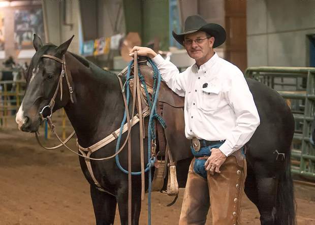 Top Versatility Ranch Horse Clinician, Mike Major At the 2013 Rocky ...