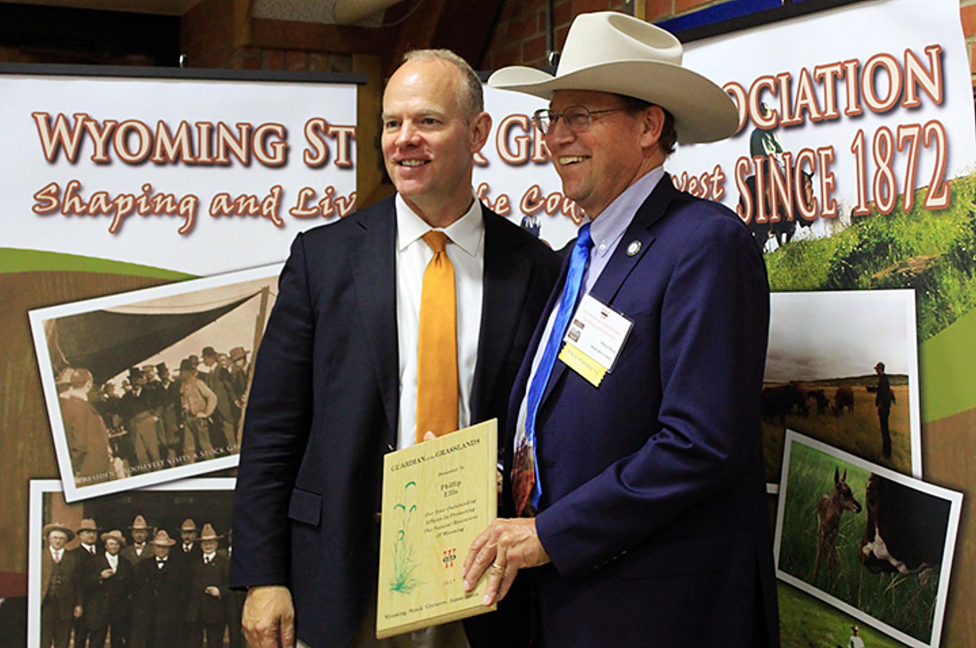 Garrett Ranch receives Leopold Award at Wyoming cattle convention ...