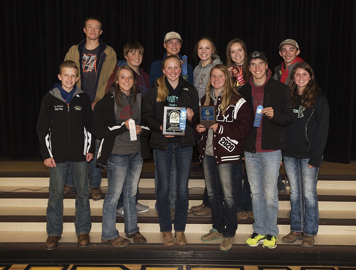 Students compete in the Northeast Colorado Regional FFA Range Judging ...