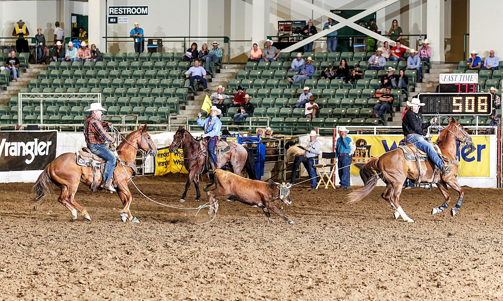 Former Super Bowl champ, partner win $95,000 roping at BFI ...