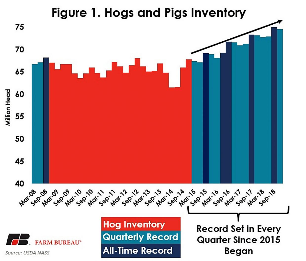 Quarterly hog report shows continued herd expansion | TheFencePost.com