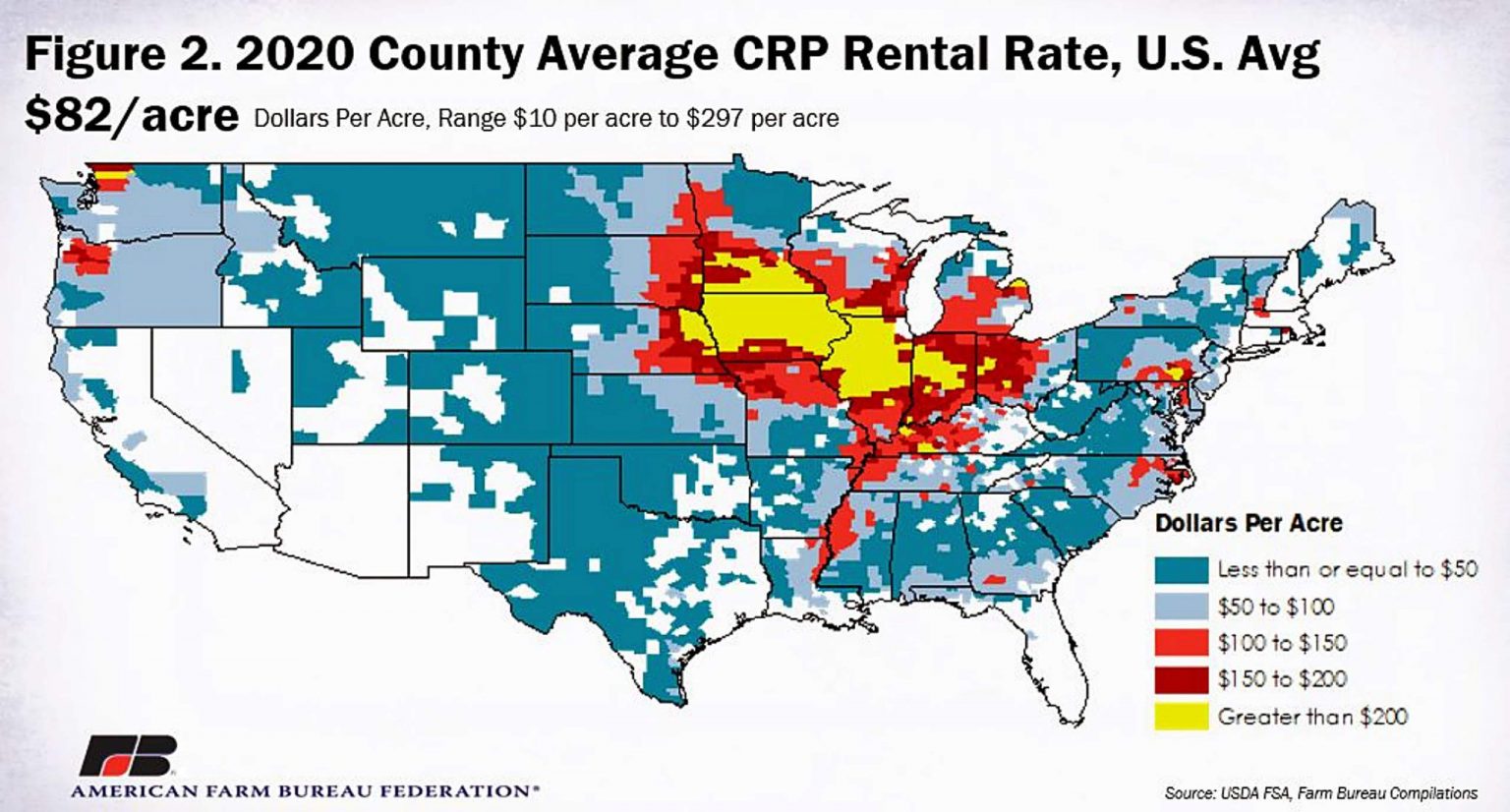 Average CRP rental rate increases to $82 per acre | TheFencePost.com