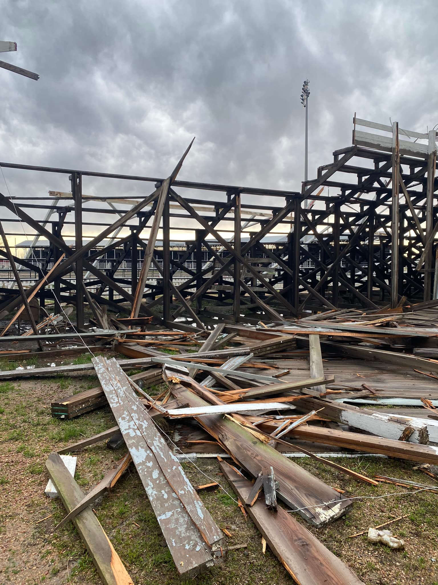 Windstorm damages Burwell’s rodeo grounds | TheFencePost.com