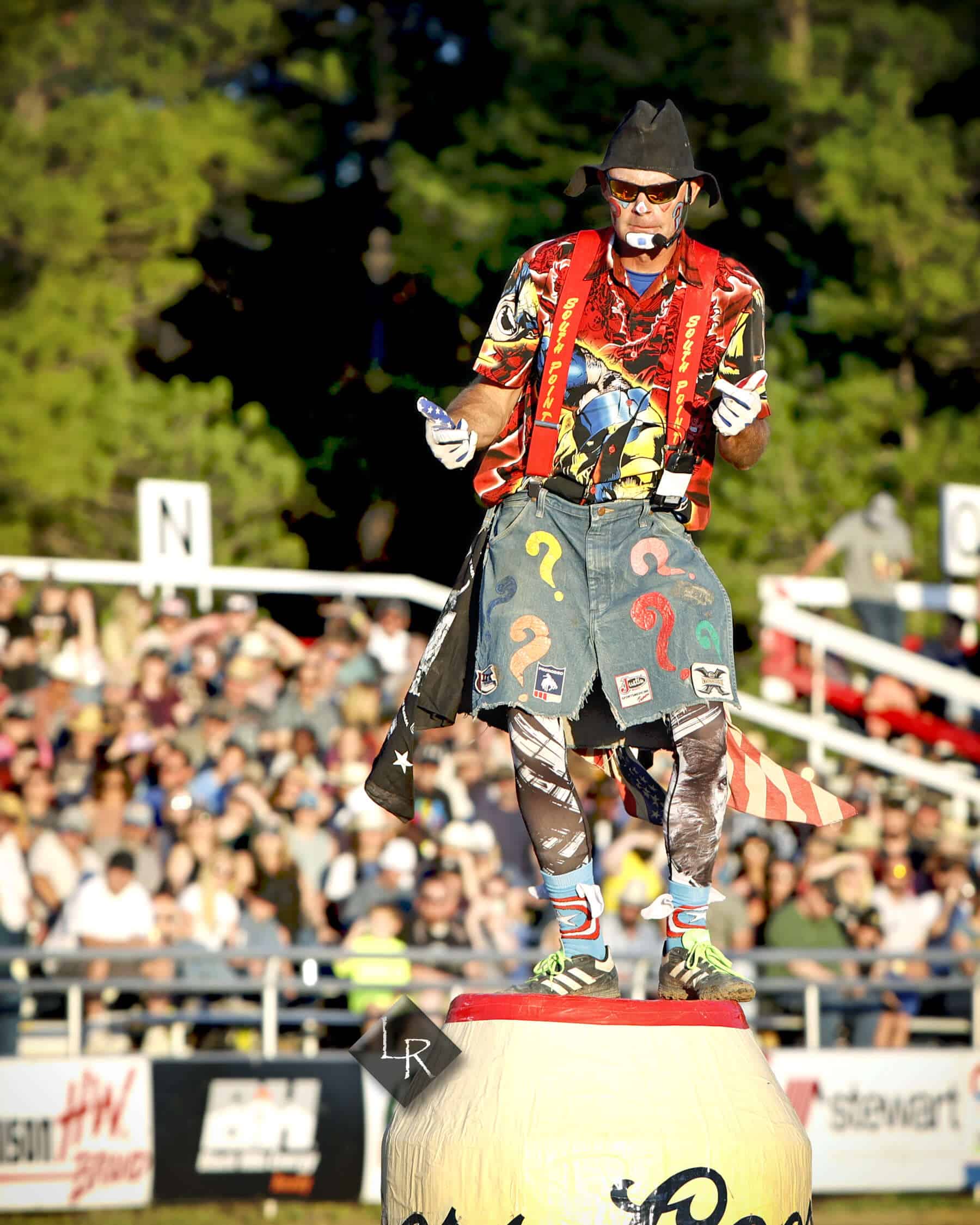 Clowning around at 2021 Elizabeth Stampede | TheFencePost.com