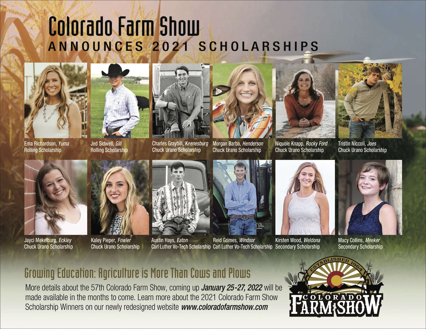 Colorado Farm Show announces 2021 scholarship winners | TheFencePost.com