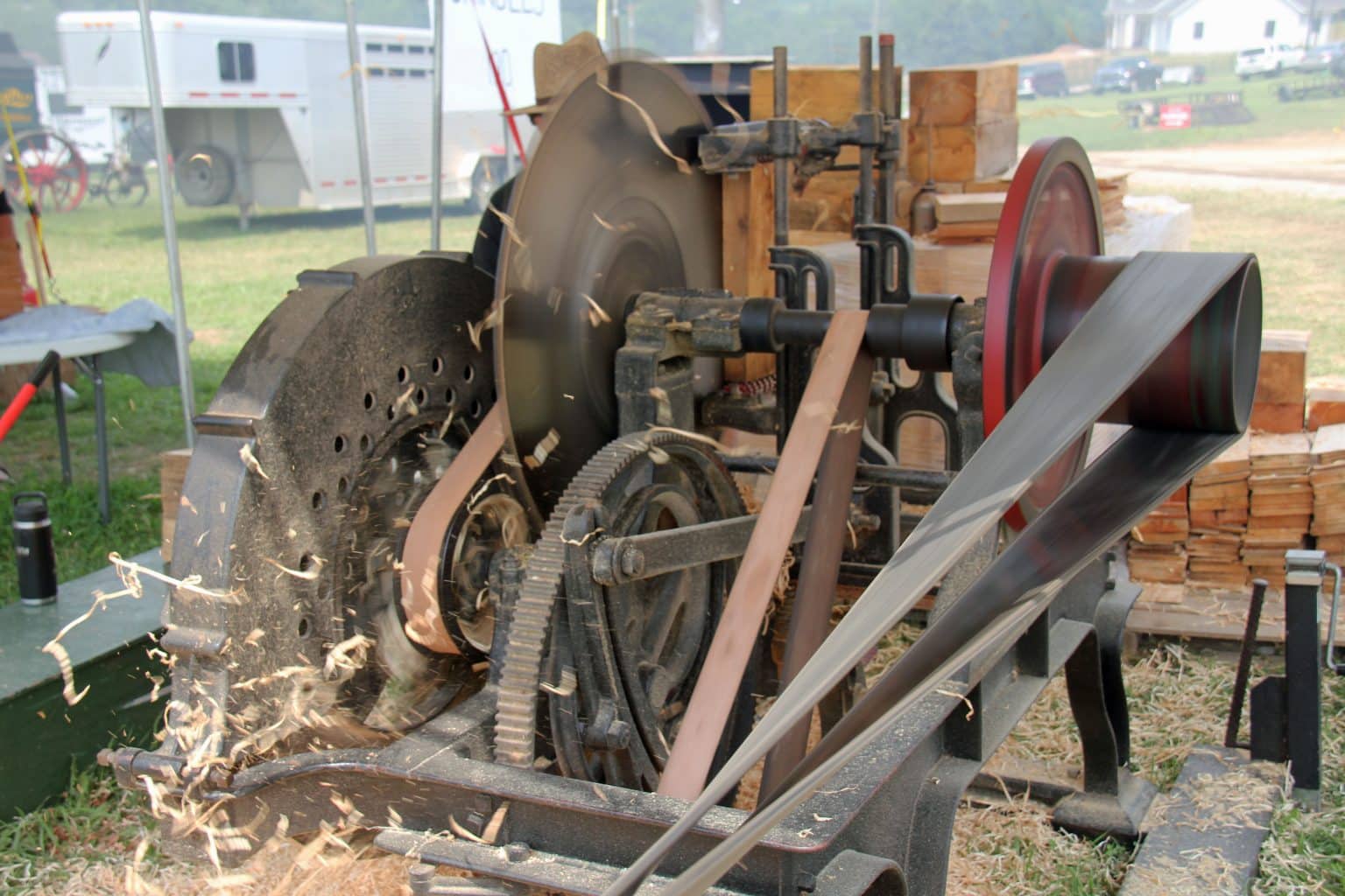 Vintage shingle sawmill powered by a Case steam engine | TheFencePost.com
