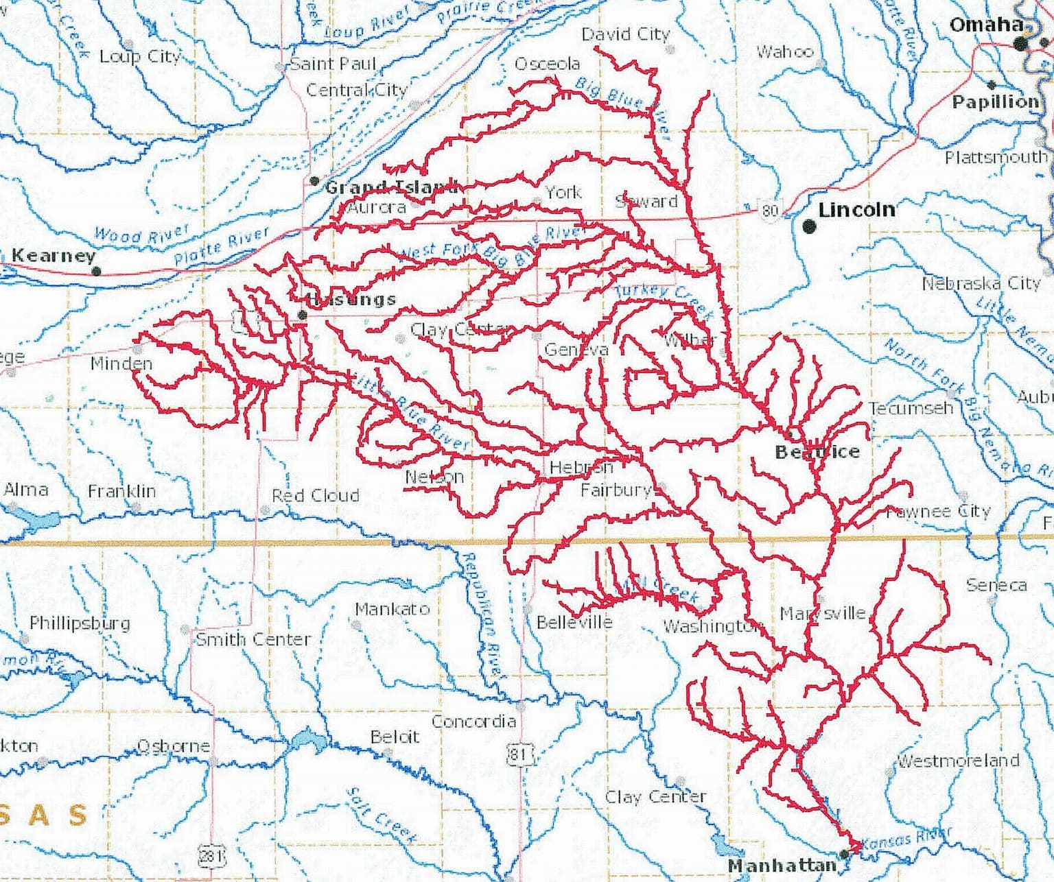 Major Nebraska rivers and their drainages | TheFencePost.com