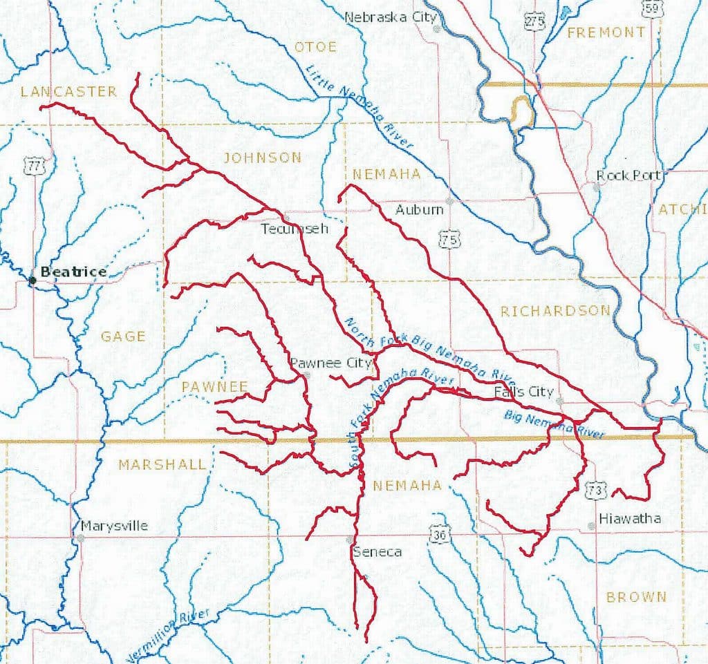Major Nebraska rivers and their drainages | TheFencePost.com