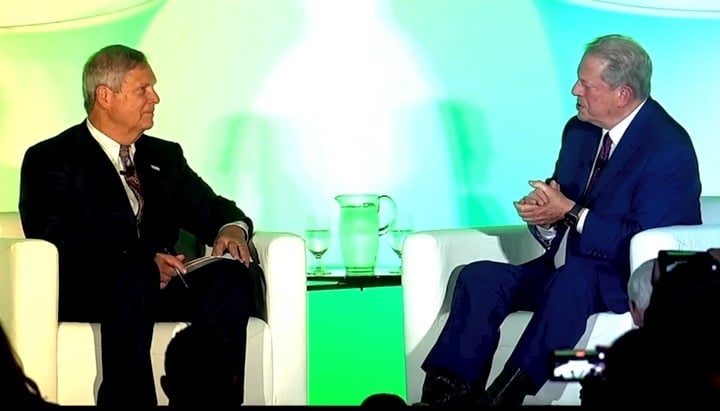 Gore Talks About His Farm Carbon Sequestration Fossil Fuel
