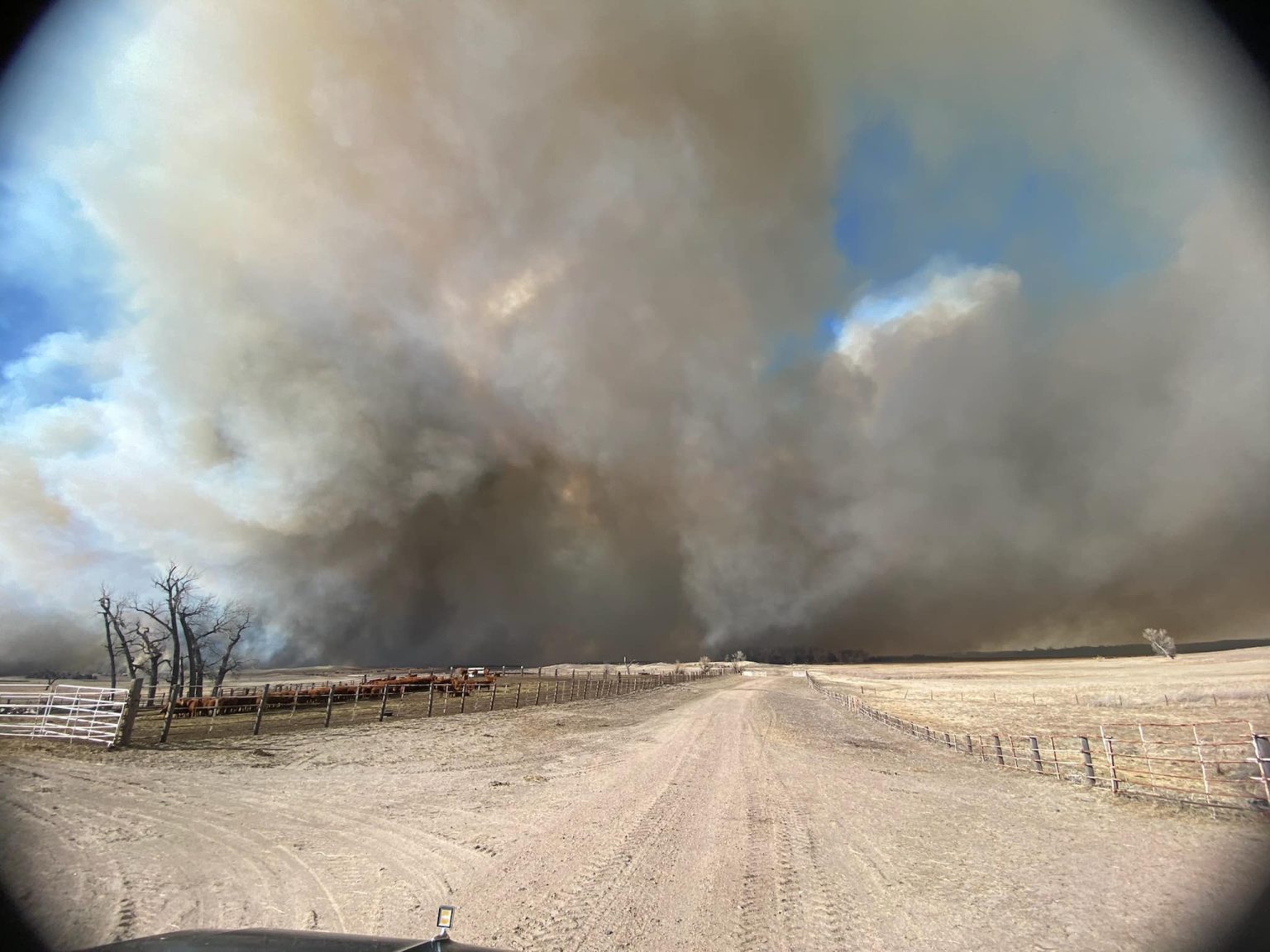 Through the smoke: Fires devastate ranch country from Nebraska to Texas ...