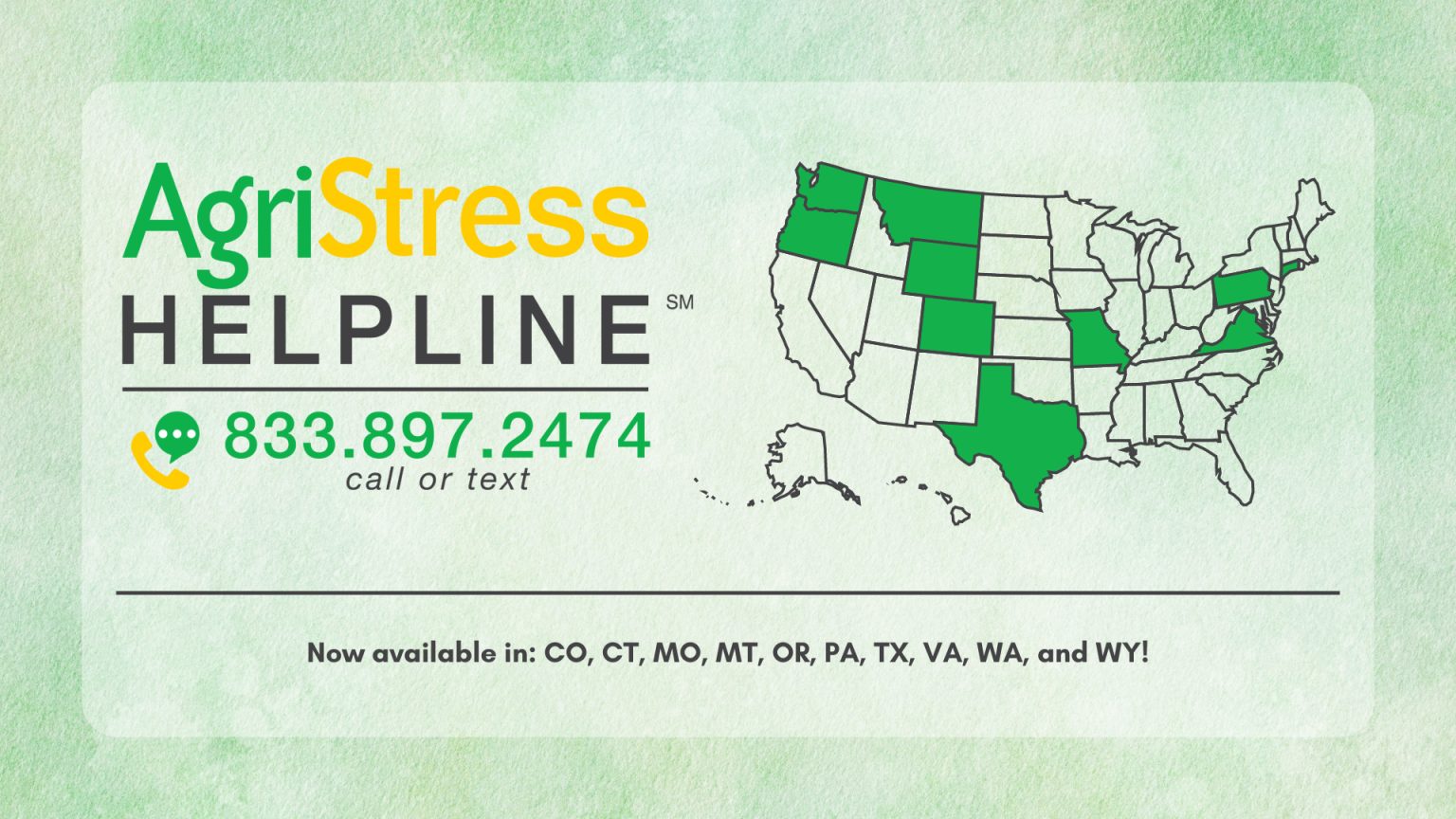 Mental health helpline AgriStress available to farmers and ranchers in Colo., Mont ...