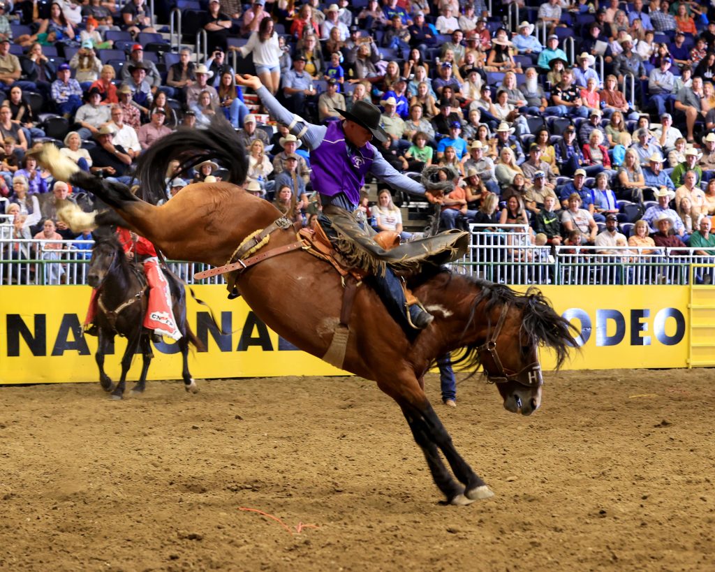 Third round of competition underway at College National Finals Rodeo ...