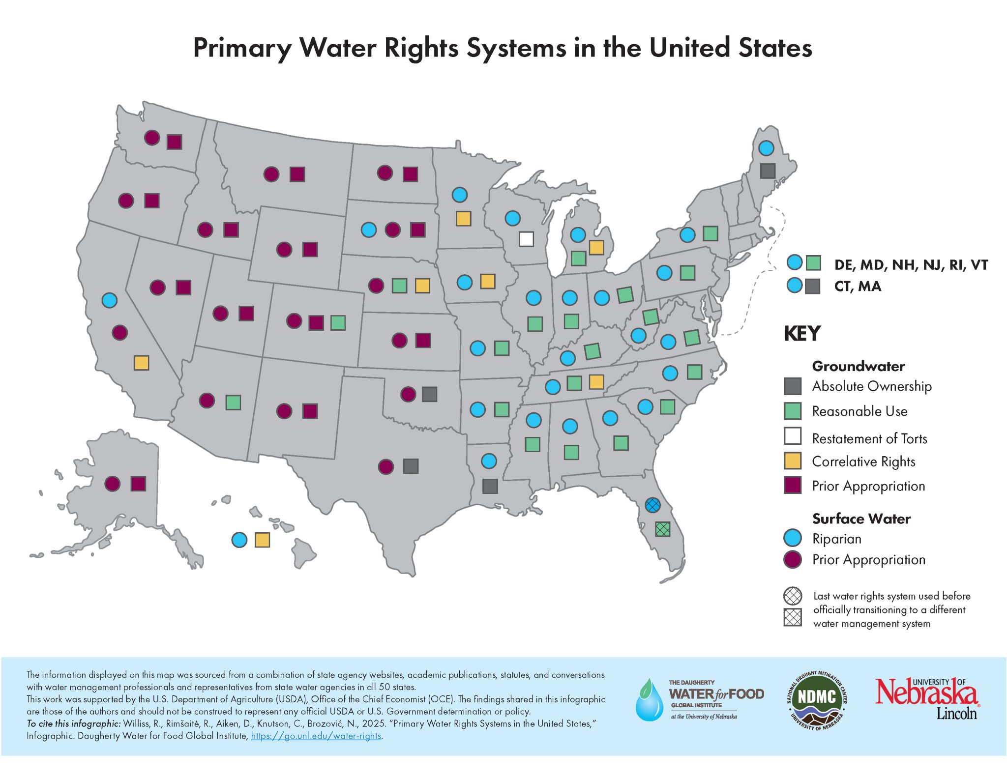 New thematic map highlights U.S. water rights systems, informs water ...