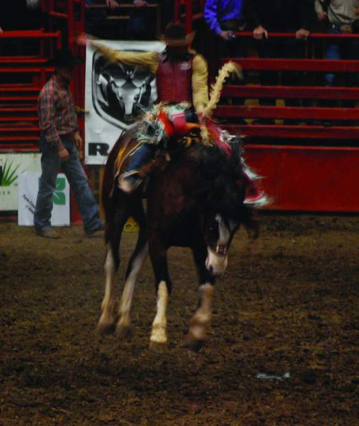 Cort Sheer wins 1st Battle of the Borders saddle bronc futurity at the ...
